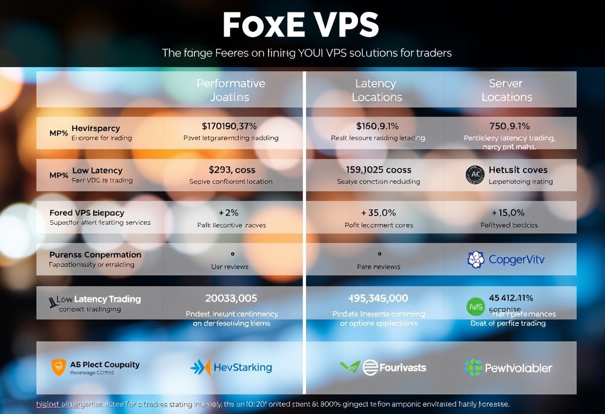Forex VPS comparison guide for traders needing high-performance and low-latency solutions ...
